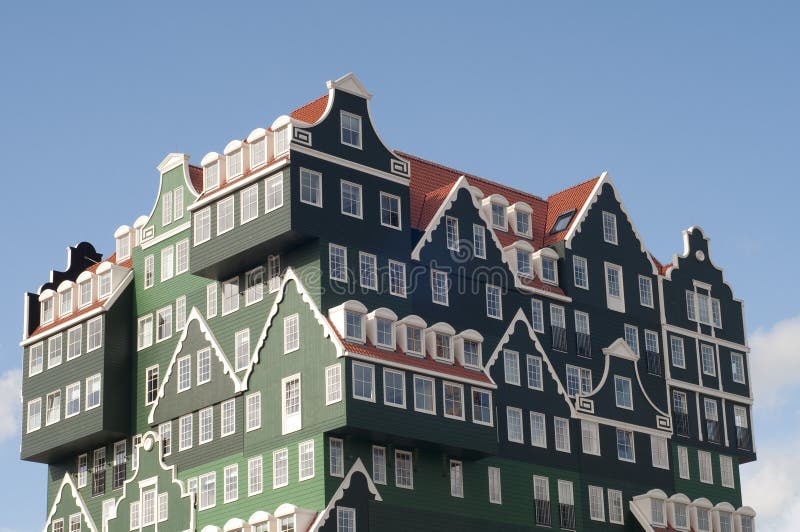 Modern and Traditional Dutch Architecture Stock Photo - Image of ...