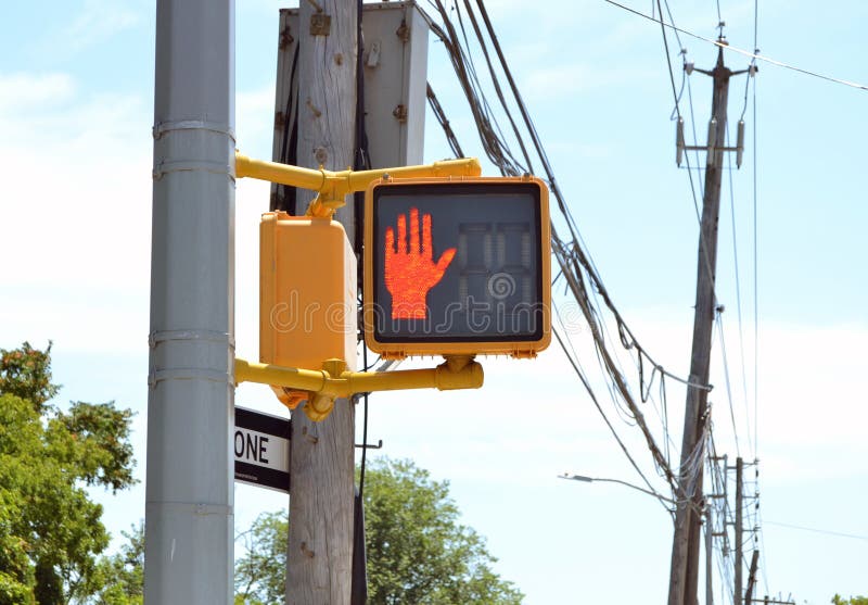The modern traffic light stock image. Image of driveway - 98155351
