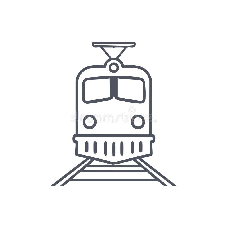 Modern Train Engine Outline Stock Illustrations – 1,960 Modern Train ...