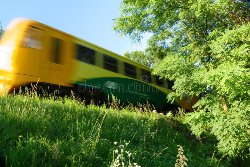 A toy train set on grass stock image. Image of hobby, locomotive - 2665245