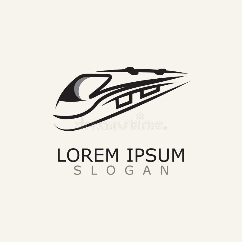Modern Train Logo Image Design Transport Railway Icon Template Stock ...