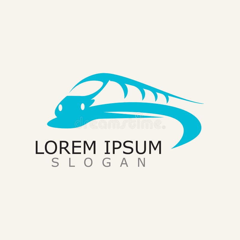 Modern Train Logo Image Design Transport Railway Icon Template Stock ...