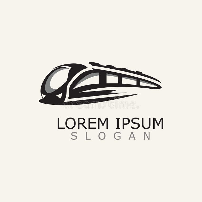 Modern Train Logo Image Design Transport Railway Icon Template Stock ...