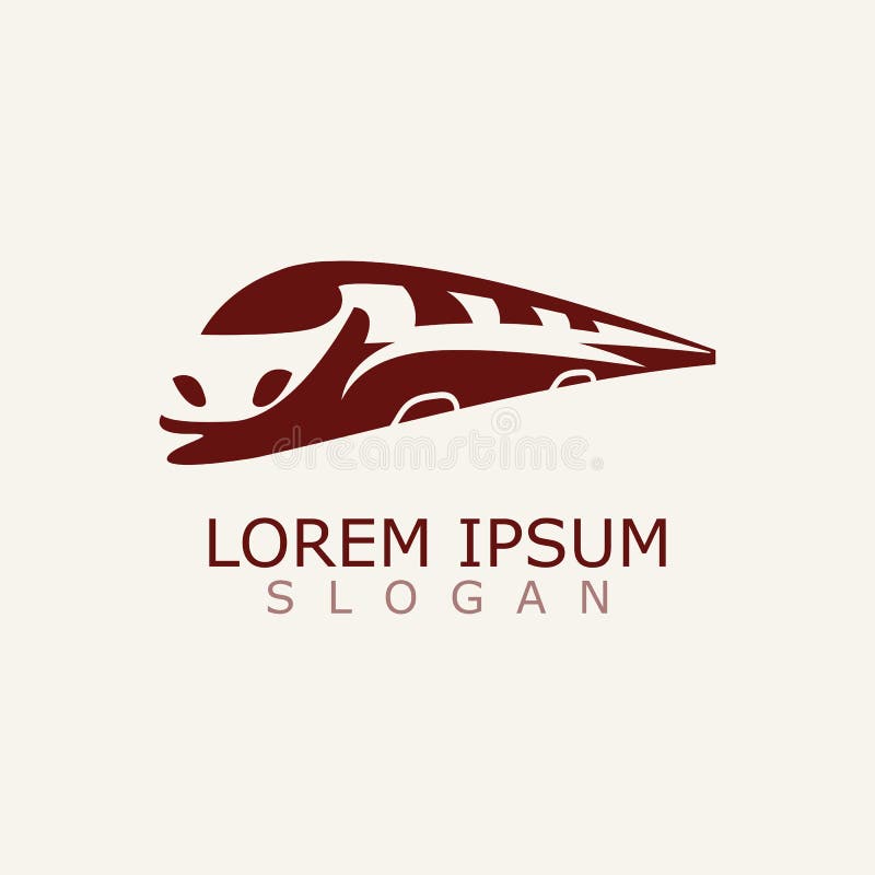 Modern Train Logo Image Design Transport Railway Icon Template Stock ...