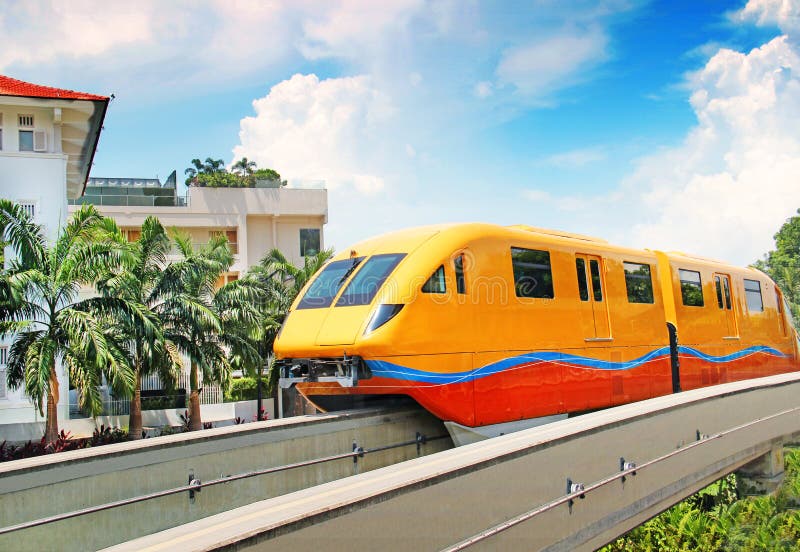 Modern train in motion stock image. Image of future, building - 50249487