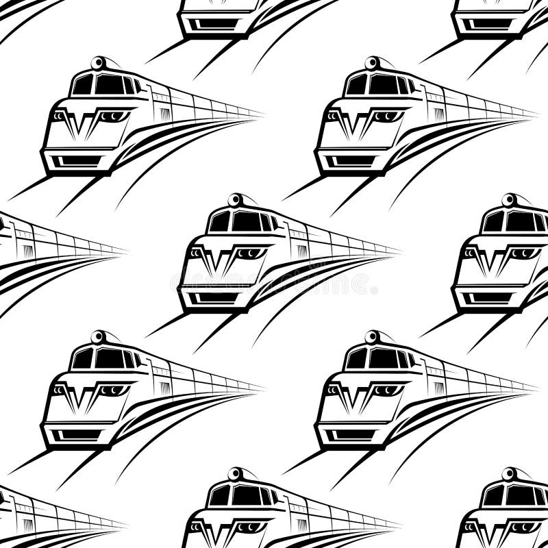 High Speed Train stock vector. Illustration of aboard - 162870302