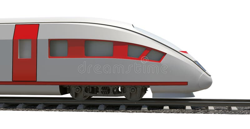 Modern Train stock photo. Image of transporting, colored - 1845636