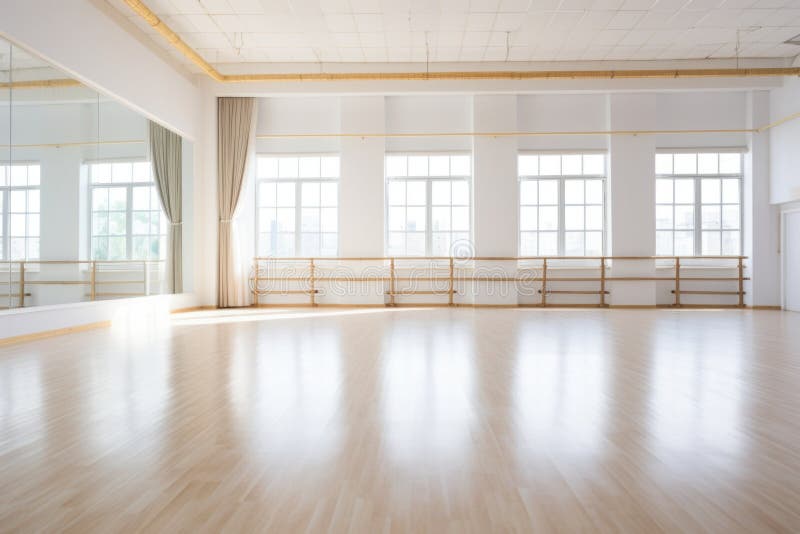 Modern Training Dance Hall Interior Stock Photo - Image of school, ballet: 306782164