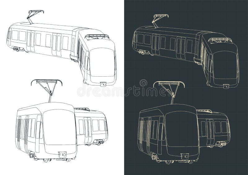 Trolley Blueprints Stock Illustrations – 44 Trolley Blueprints Stock ...
