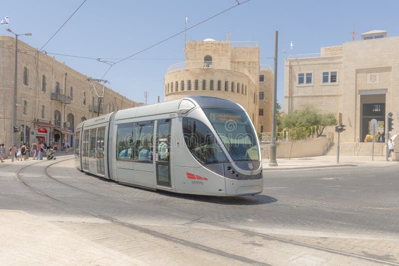 Tram Jerusalem Light Rail Transit Public Transport Transportation in ...