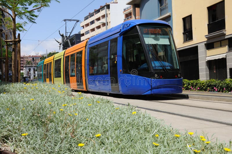 Modern Tramway stock photo. Image of travel, streetcar - 11554028