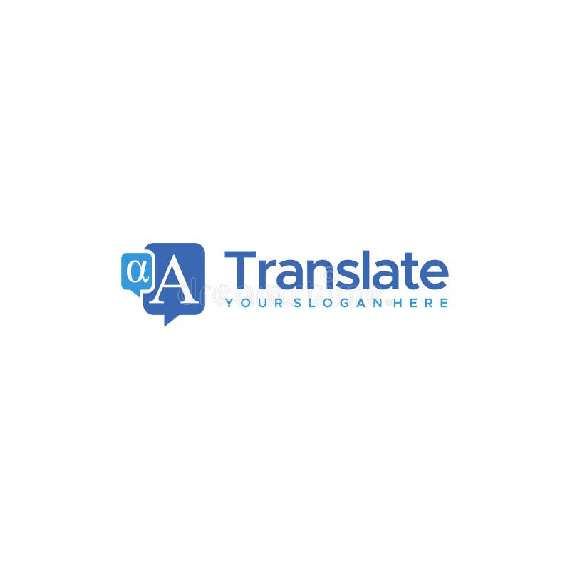 Translate Logo. Language Symbol and Emblem. Logotype. Logomark. Graphic ...