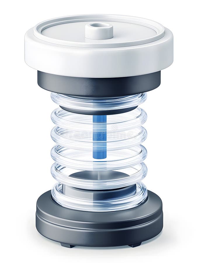 Modern Transparent Beverage Mixing Device Stock Illustration ...