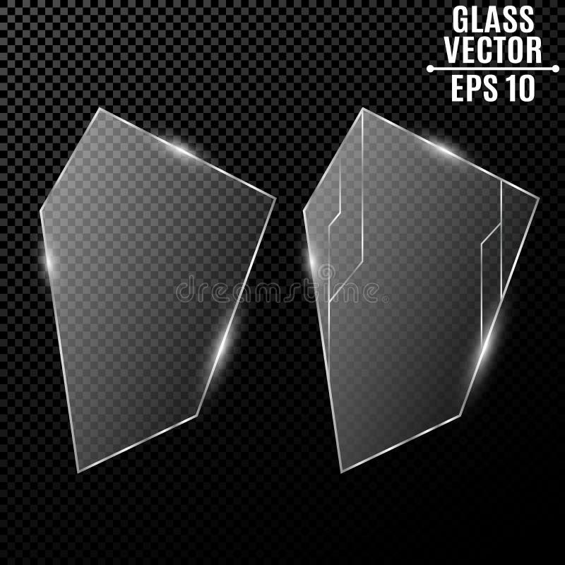 Modern, Transparent Polygonal Glass. New Computer High-tech Technology ...