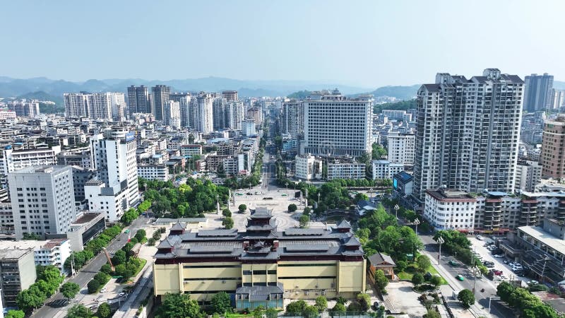 4k Aerial Photography of Modern Traffic Buildings in Beautiful Cities ...