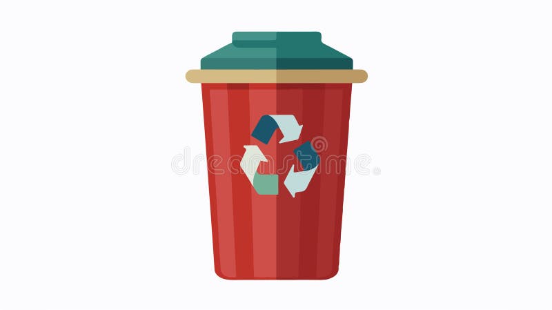 Modern Trash Bin Icon for Basic Web Design Projects and UI Elements Stock Illustration ...