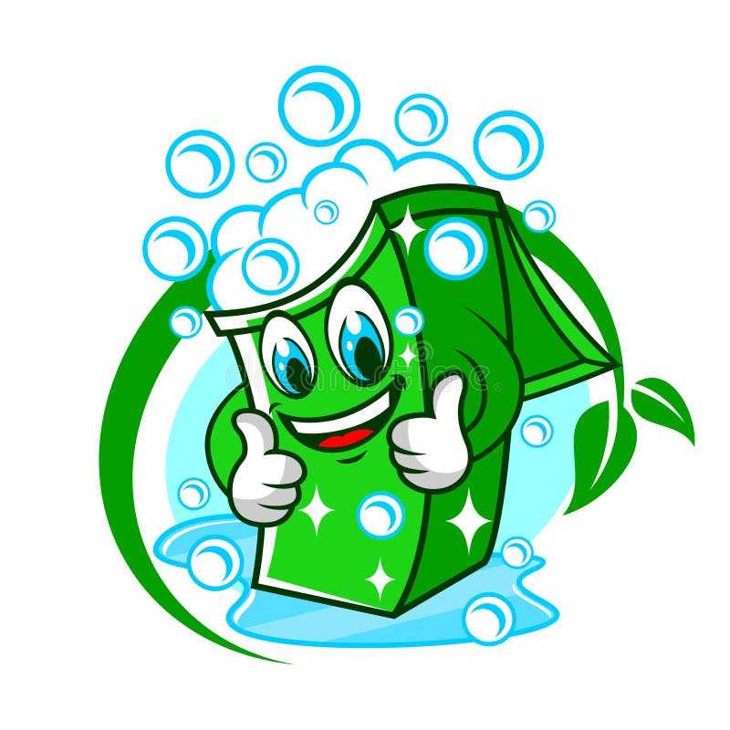 Modern Trash Can Bin Logo. Vector Illustration Stock Vector ...