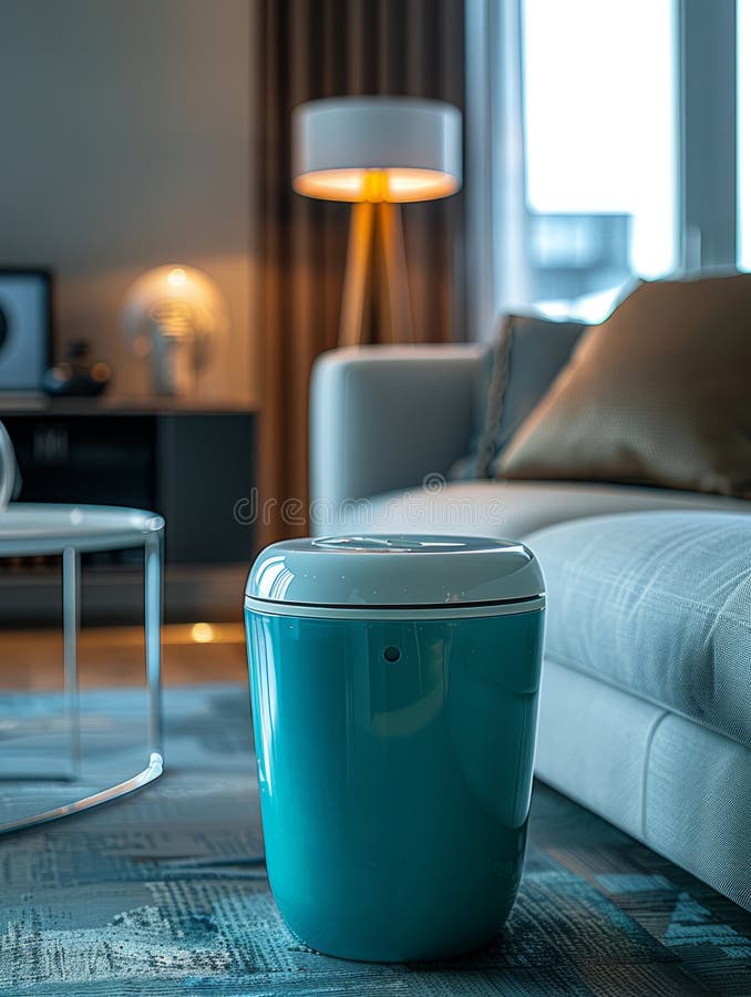 Modern Trash Can Stylish Living Room Setting Stock Photos - Free ...