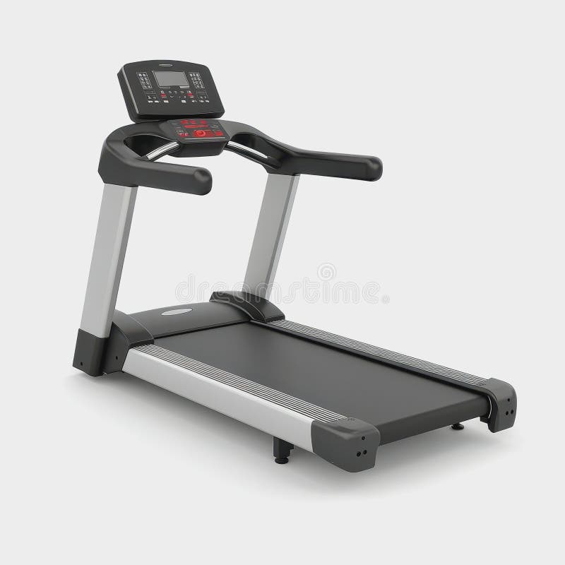 Modern Treadmill Designed for Home and Gym Use Featuring Digital ...
