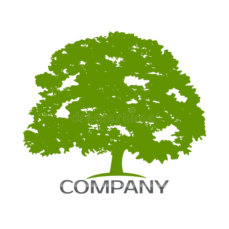 Modern Tree Sequoia Logo. Vector Illustration Stock Vector ...