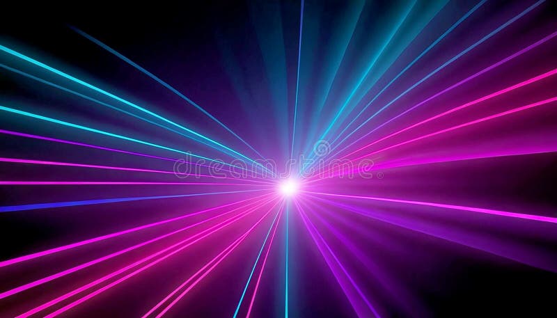 Modern Trendy Gradient Ray Neon Background for Project Design Stock ...