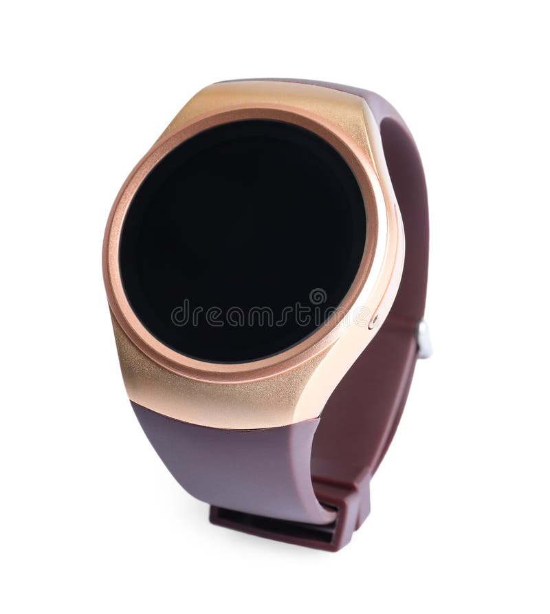 Modern Trendy Smart Watch on Background Stock Image - Image of healthy ...