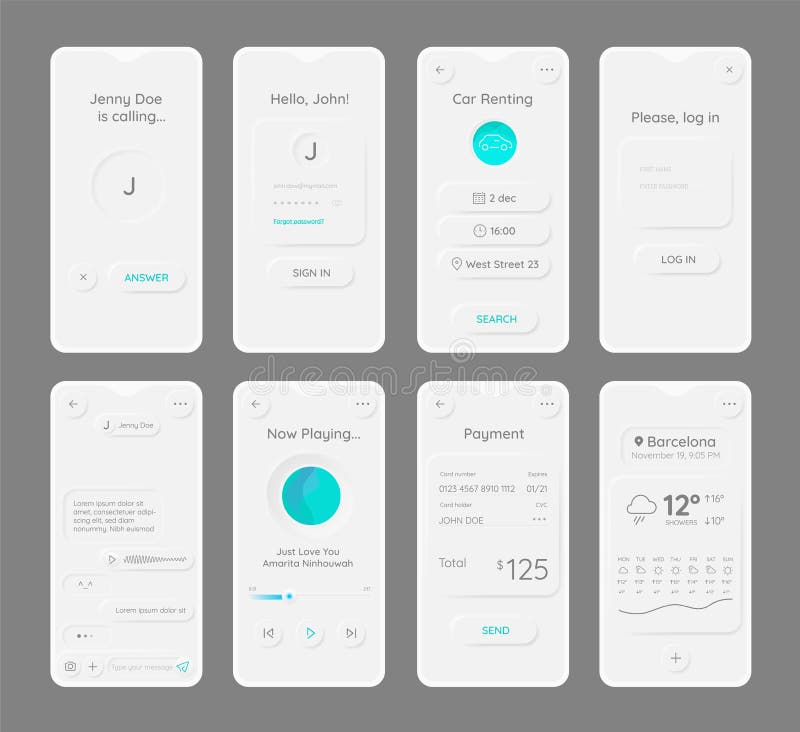 Modern Trendy Smoothy Various Mobile Apps Concepts. Trendy Flat Design ... Modern Trendy Smoothy Various Mobile Apps Concepts. Trendy Flat Design ...
