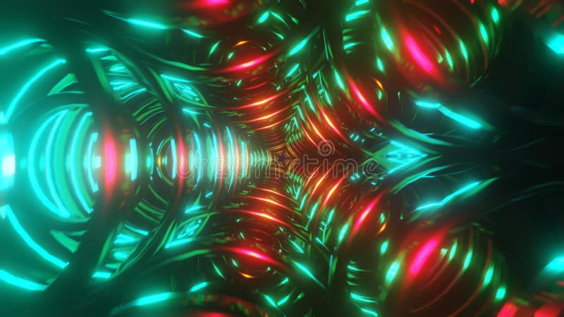 Disco Strobe Lights in Neon Create a Dynamic VJ Loop. Stock Video ...