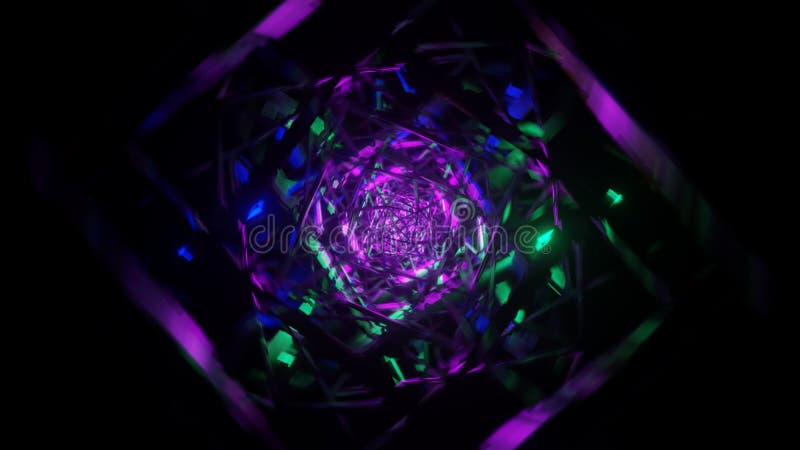 Psychedelic Multicolor Visual Pattern for Seamless VJ Looping Stock ...