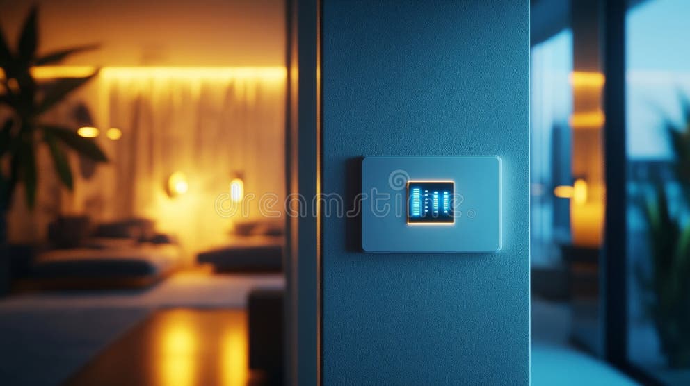 Modern TRIAC Switch for LED Lighting Control in Futuristic Room Stock ...