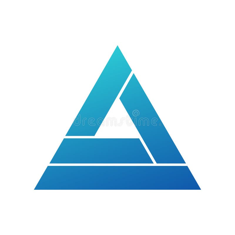 Set of Triangle Infographic Layouts with Text and Options Stock Vector ...