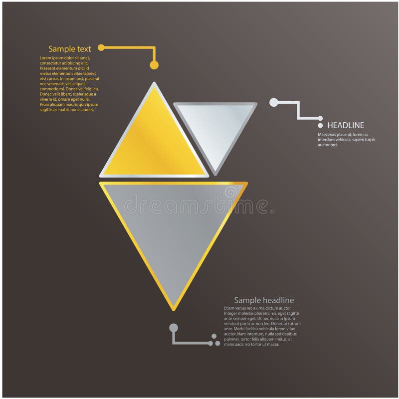 Modern Triangle Template with Fresh Colors. Logo Icon Stock Vector ...