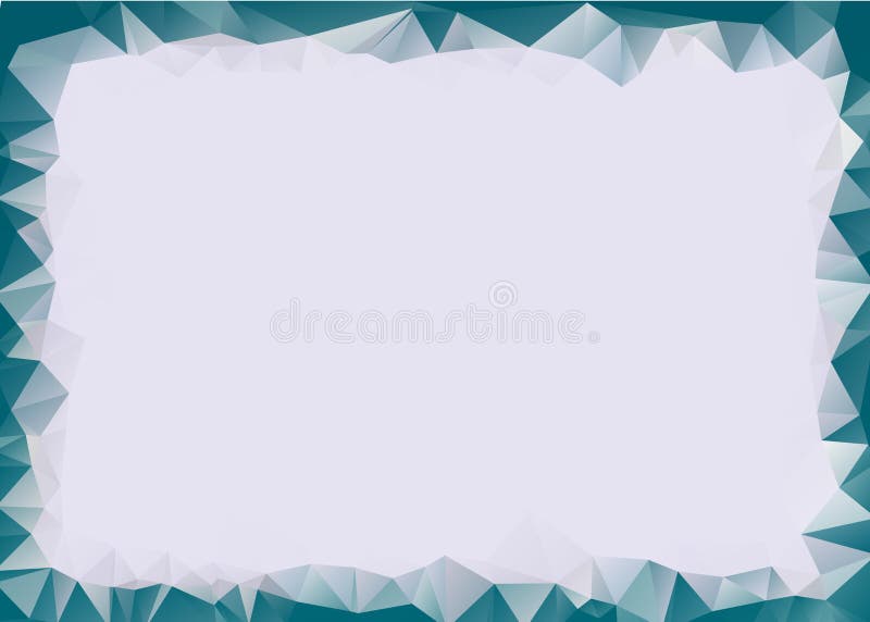 Modern Triangles Frame Abstract Low Poly Polygonal Background Vector ...