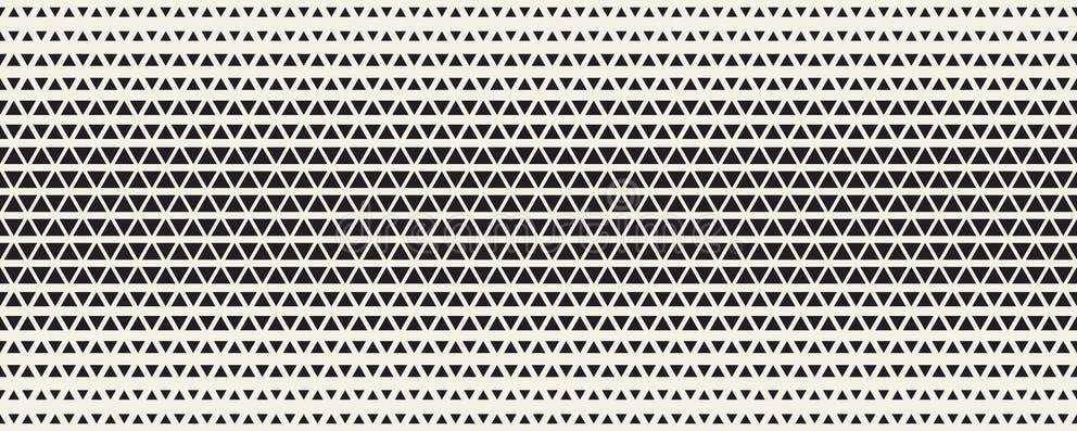 Modern Triangular Seamless Halftone Abstract Pattern Minimal Vector Geometric Technology