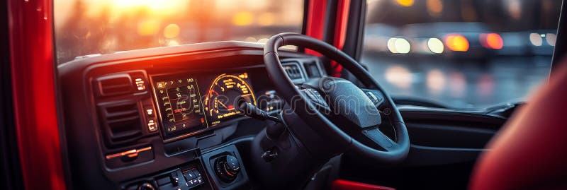Modern Truck S Dashboard Advanced Cockpit Design and Features for ...
