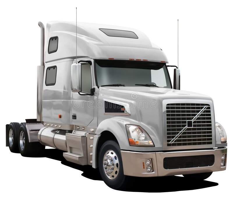 Red truck Volvo VT880. stock photo. Image of trucks, view - 69035936