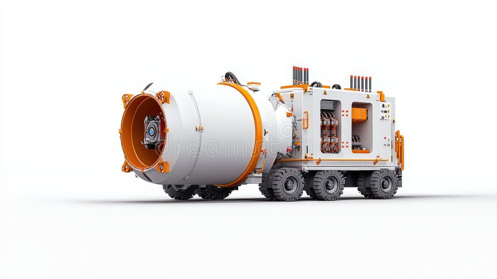A Modern Tunnel Boring Machine Designed for Efficient Underground ...