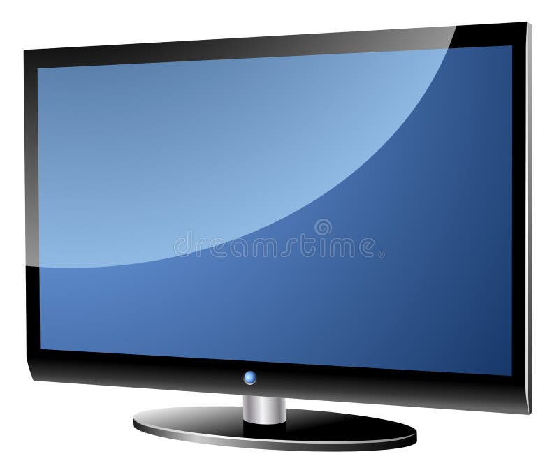 Modern TV Set Royalty Free Stock Image - Image: 15254866