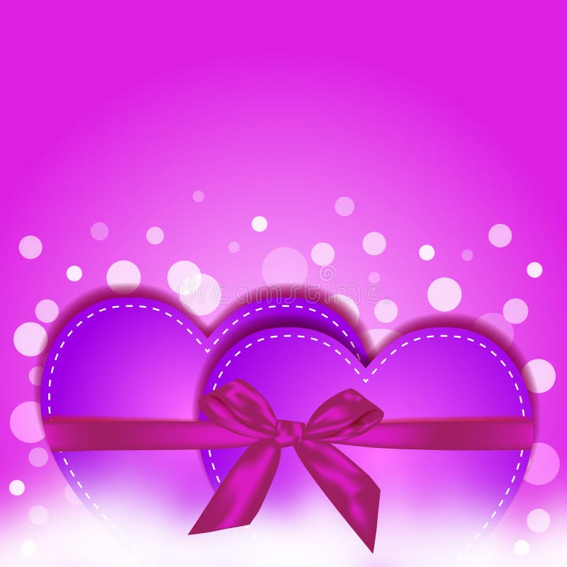 Pink heart gift stock vector. Illustration of lover, darling - 29774444