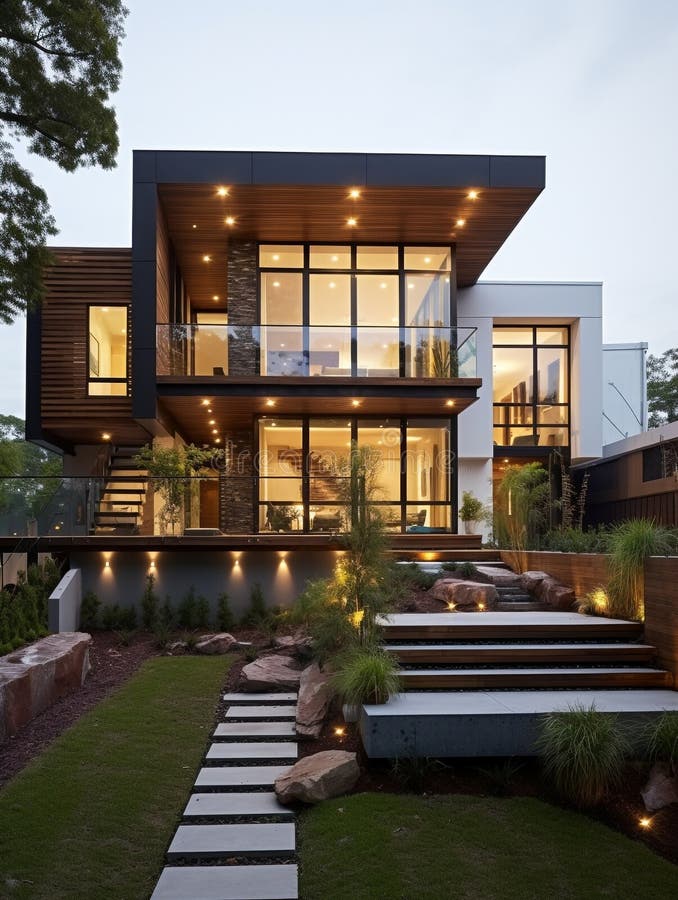 Two Story Staircase Home Stock Illustrations – 38 Two Story Staircase ...