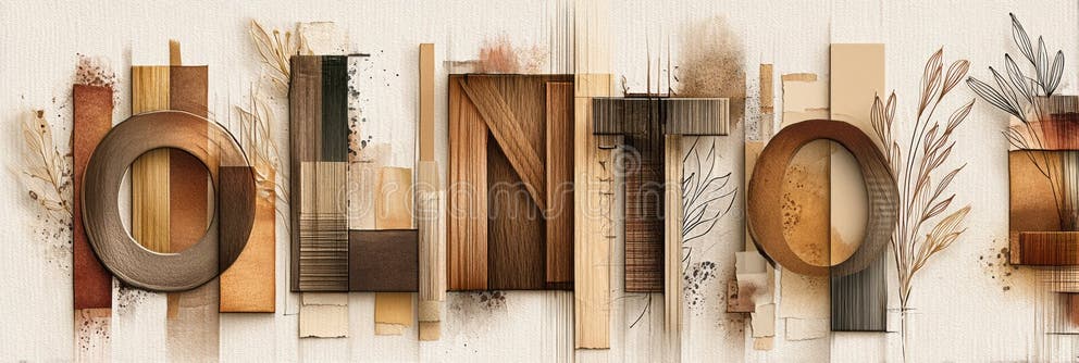 Modern Typography Mockup Featuring Unique Oil Textures with Natural ...