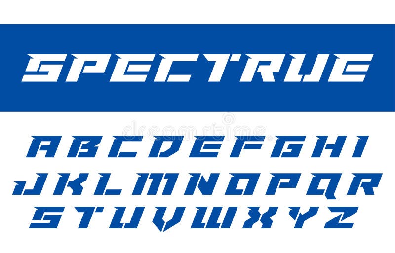 Speed Font Racing Number Letter Logo Stock Vector - Illustration of ...