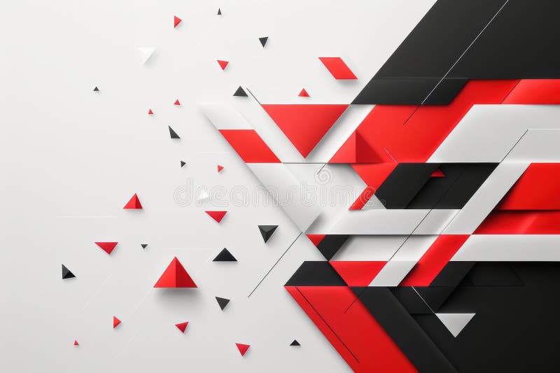 Modern UAE Flag Design with Geometric Shapes Symbolizing Unity and ...