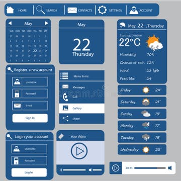 Login Form Modern Flat Ui Design Stock Illustrations – 875 Login Form ...