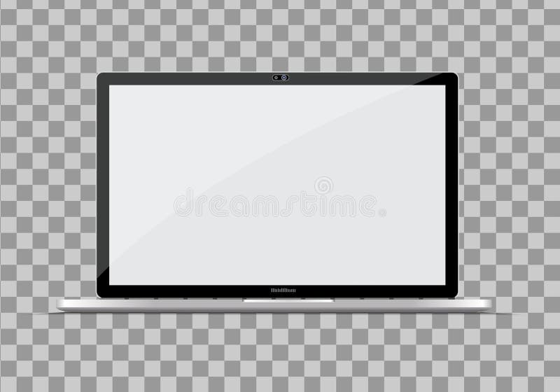 Modern ultra thin laptop stock vector. Illustration of notebook - 298500406