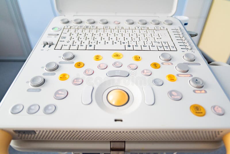 Modern ultrasound machine stock image. Image of disease - 118567415