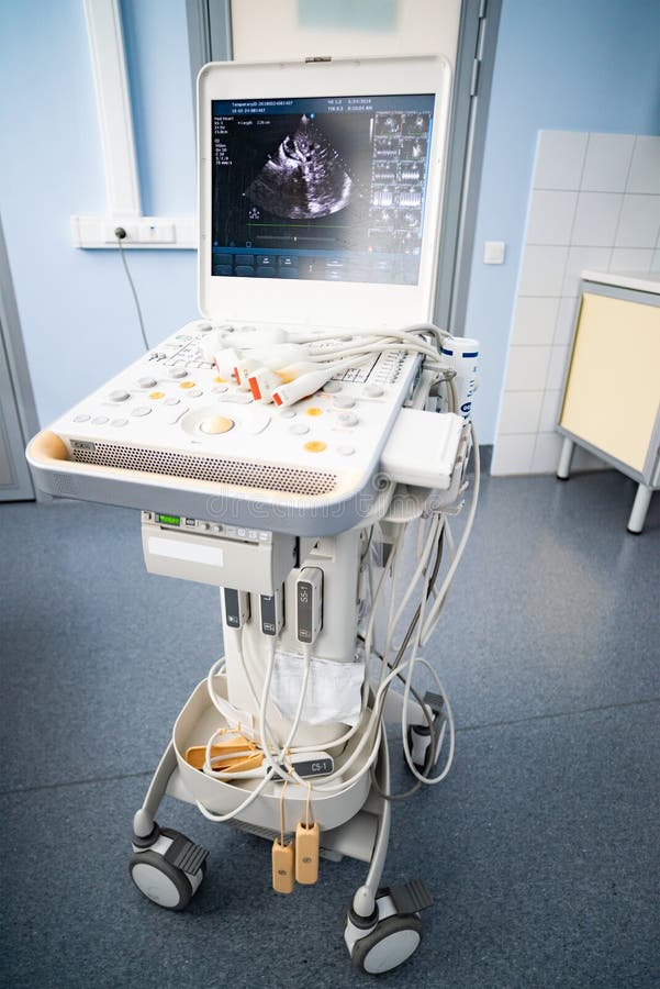 Modern ultrasound machine stock photo. Image of machine - 118567446