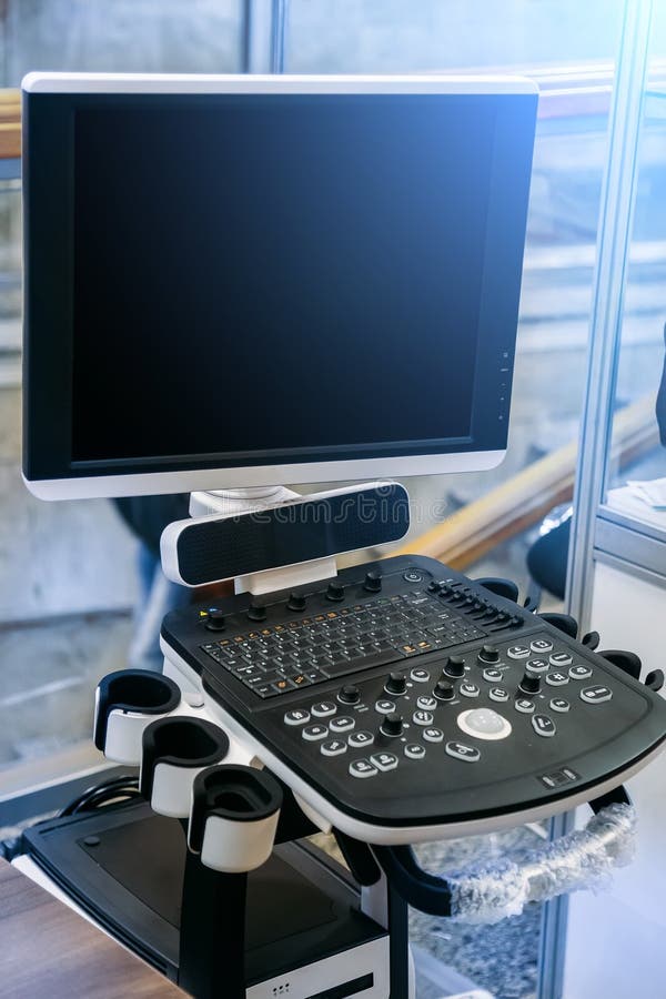 Modern Ultrasound Machine in Clinic Laboratory of Sonography ...