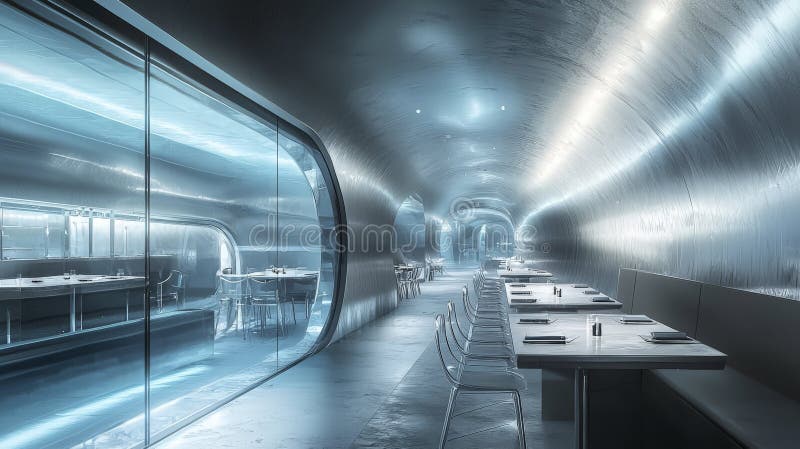 Modern Underground Restaurant Concept Innovative Design and Sleek ...