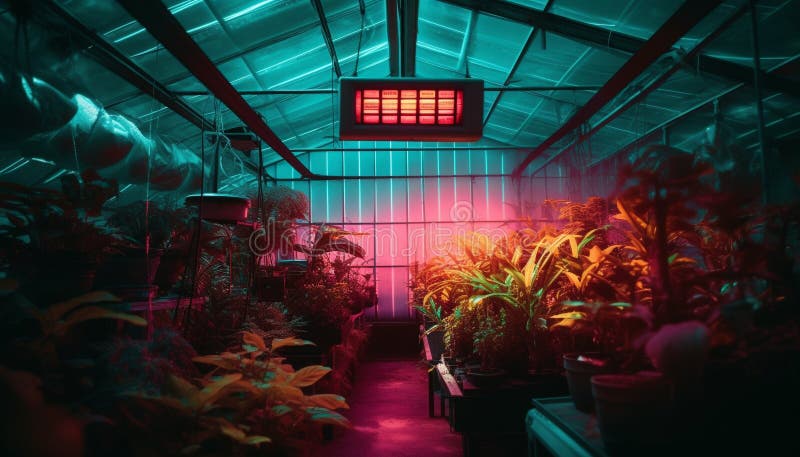 Modern Underwater Farm Illuminates Domestic Room Design Generated by AI ...